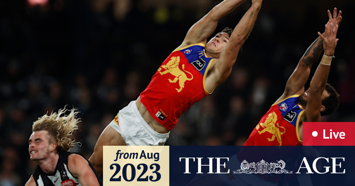 Afl 2023 Round 23 Live Updates Collingwood Magpies V Brisbane Lions
